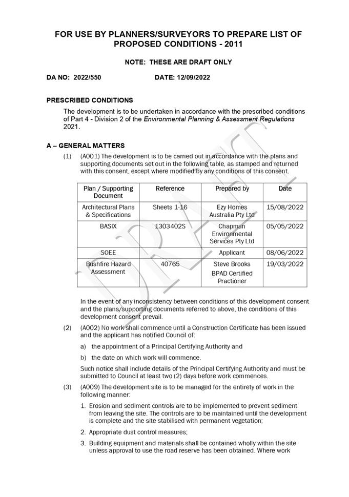 Agenda of Development Assessment Panel - Wednesday, 21 September 2022