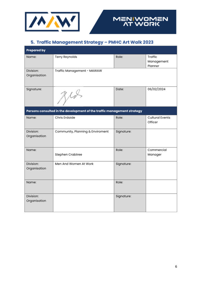 Agenda of Local Traffic Committee - Wednesday, 22 May 2024