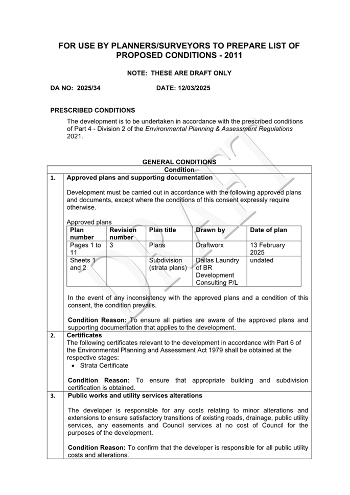 Agenda of Development Assessment Panel - Wednesday, 19 March 2025